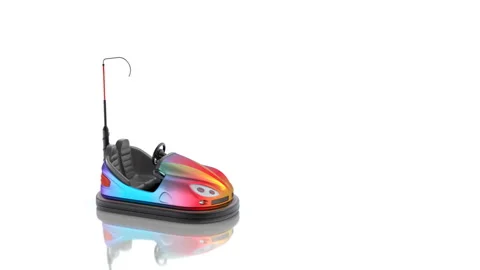 Electric bumper car animation - 3D anima... | Stock Video | Pond5