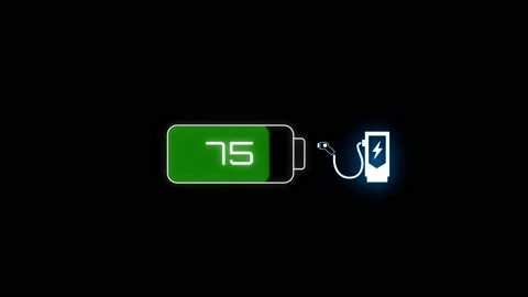 Electric charging progress bar, electric... | Stock Video | Pond5