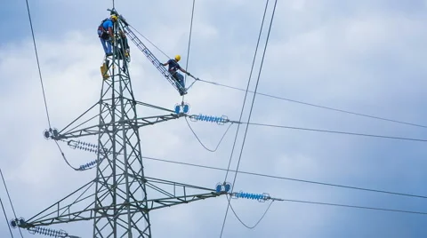 Electric Lines Stock Video Footage | Royalty Free Electric Lines Videos ...