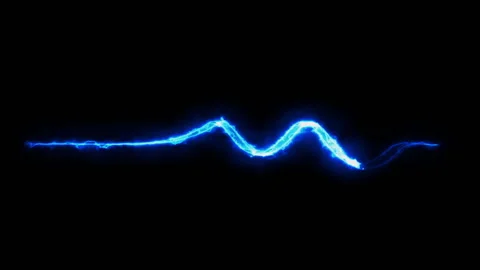 electric current wave effect | Stock Video | Pond5