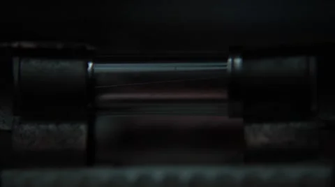 Electric fuse resistor short-circuit exp... | Stock Video | Pond5