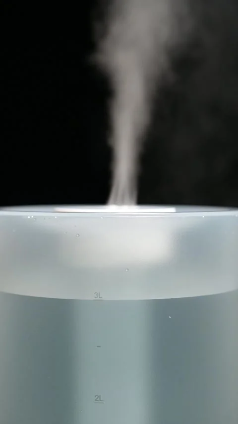 electric humidifier close up at vertical... | Stock Video | Pond5