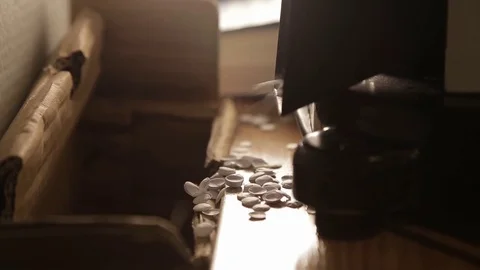 electric paper driller in a process | Stock Video | Pond5