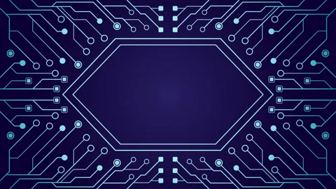 Hexagon Circuit Stock Footage ~ Royalty Free Stock Videos | Pond5