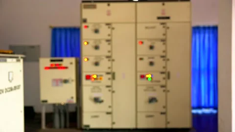Electrical control room in Solar power p... | Stock Video | Pond5