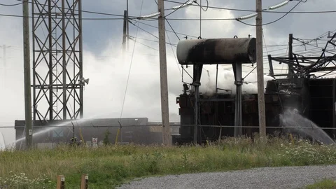 Electrical transformer for city power gr... | Stock Video | Pond5