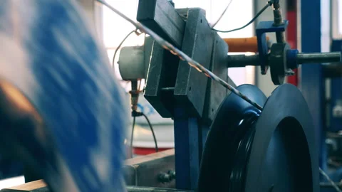 Wire Manufacturing Plant Stock Video Footage | Royalty Free Wire ...