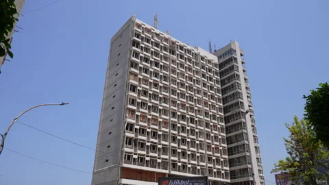 Electricite du Liban building after the ... | Stock Video | Pond5
