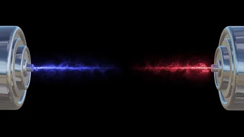 Electricity Power animation in blue and ... | Stock Video | Pond5
