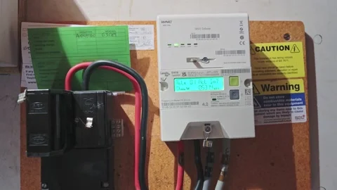 Electricity smart meter with wireless un... | Stock Video | Pond5