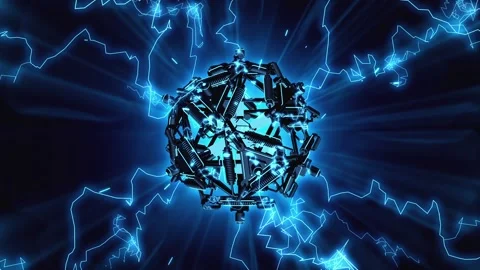 Electro Balls as a VJ animation backgrou... | Stock Video | Pond5