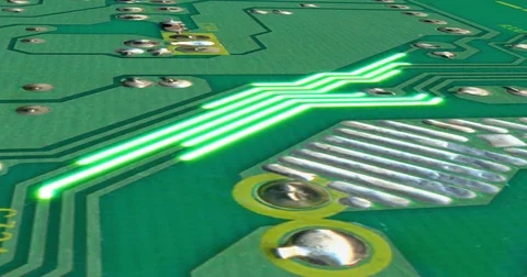 Electronic data flow 2D Animation 4K | Stock Video | Pond5