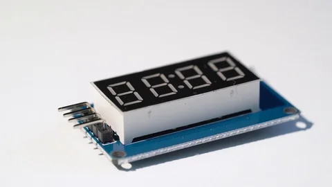 Electronic digital display module for di... | Stock Video | Pond5
