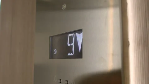 Elevator Numbers Going Up Stock Video Footage | Royalty Free Elevator ...