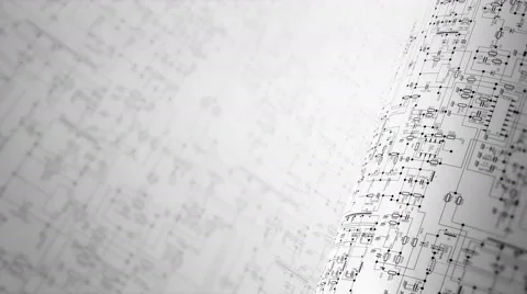 Electronic Schematic Diagram. Background... | Stock Video | Pond5