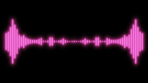 Electronic waveform frequency animation.... | Stock Video | Pond5