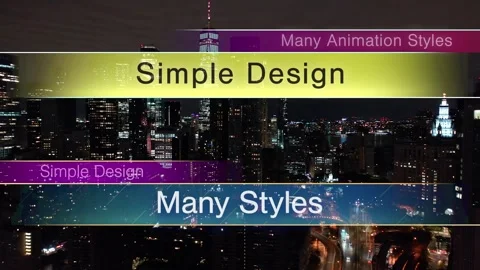 After Effects: Elegant Glass Lower Thirds #240464788
