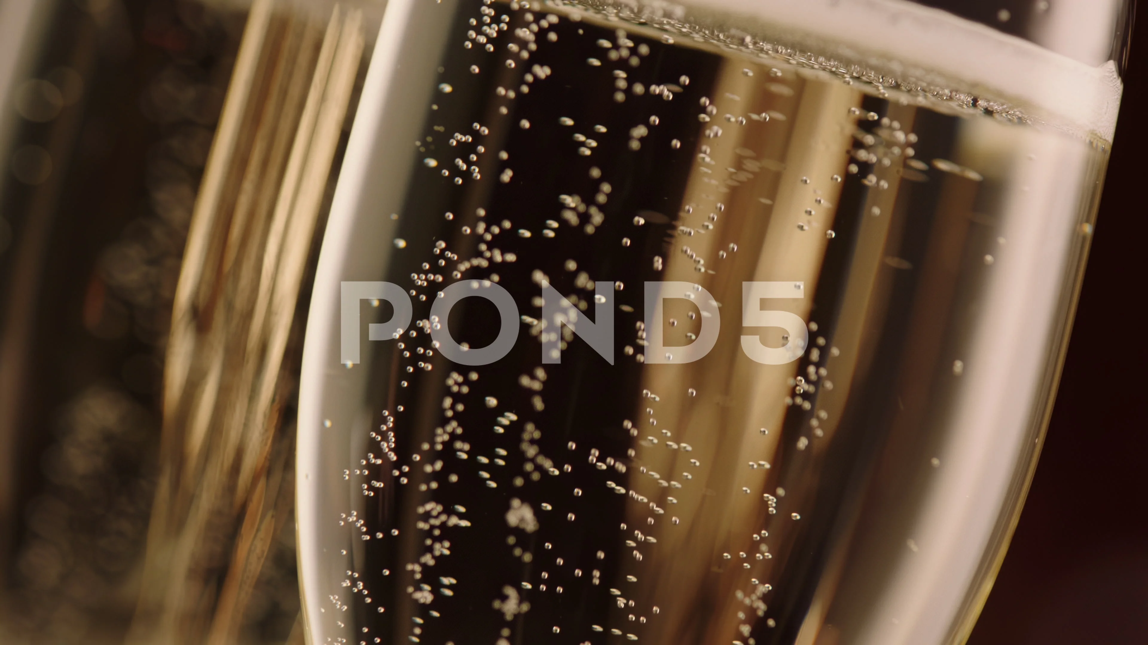 Animated Champagne Bubbles
