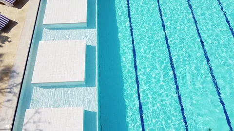 Stripe In Pool Stock Video Footage | Royalty Free Stripe In Pool Videos ...