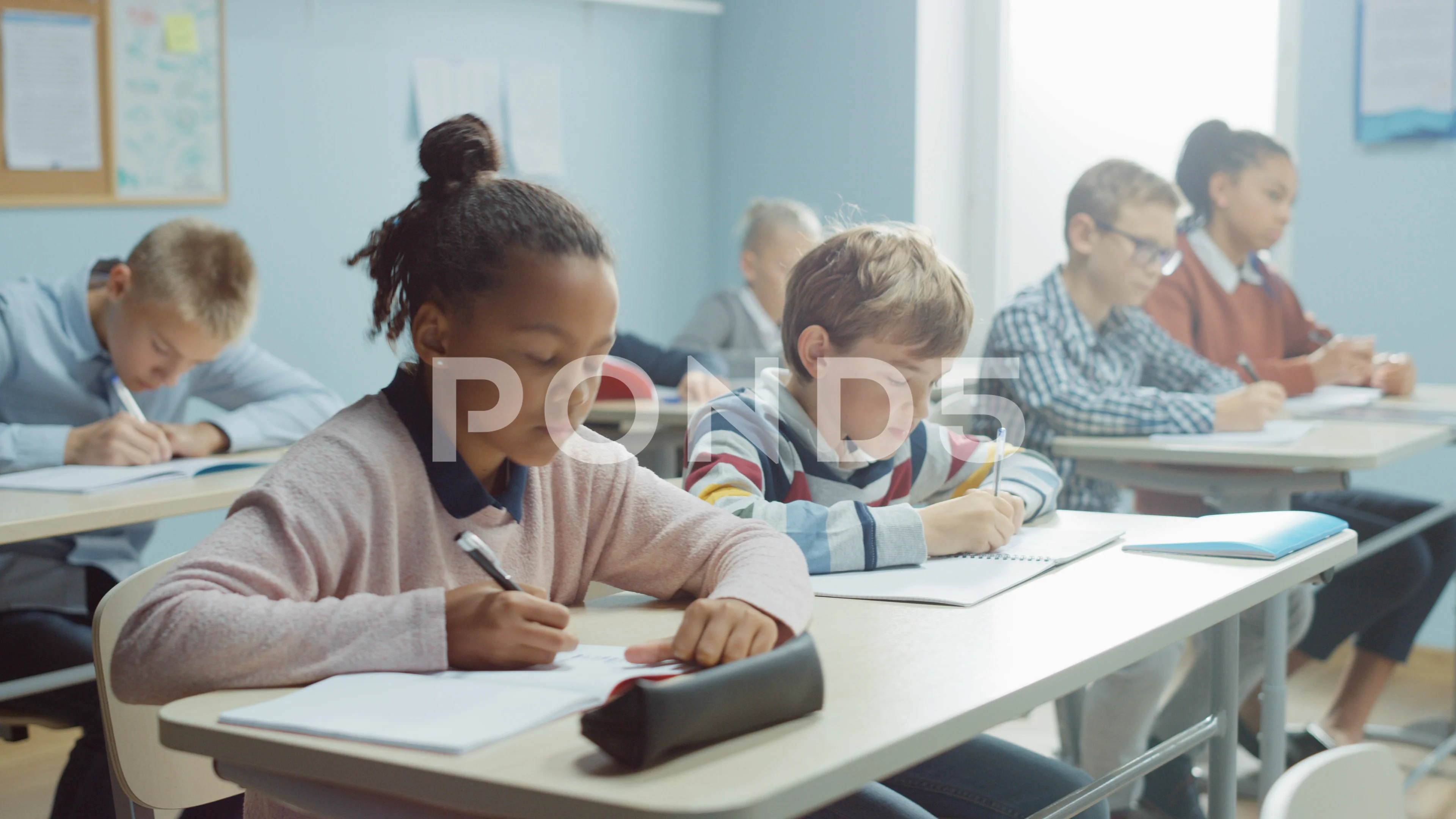 Children Listening In Class