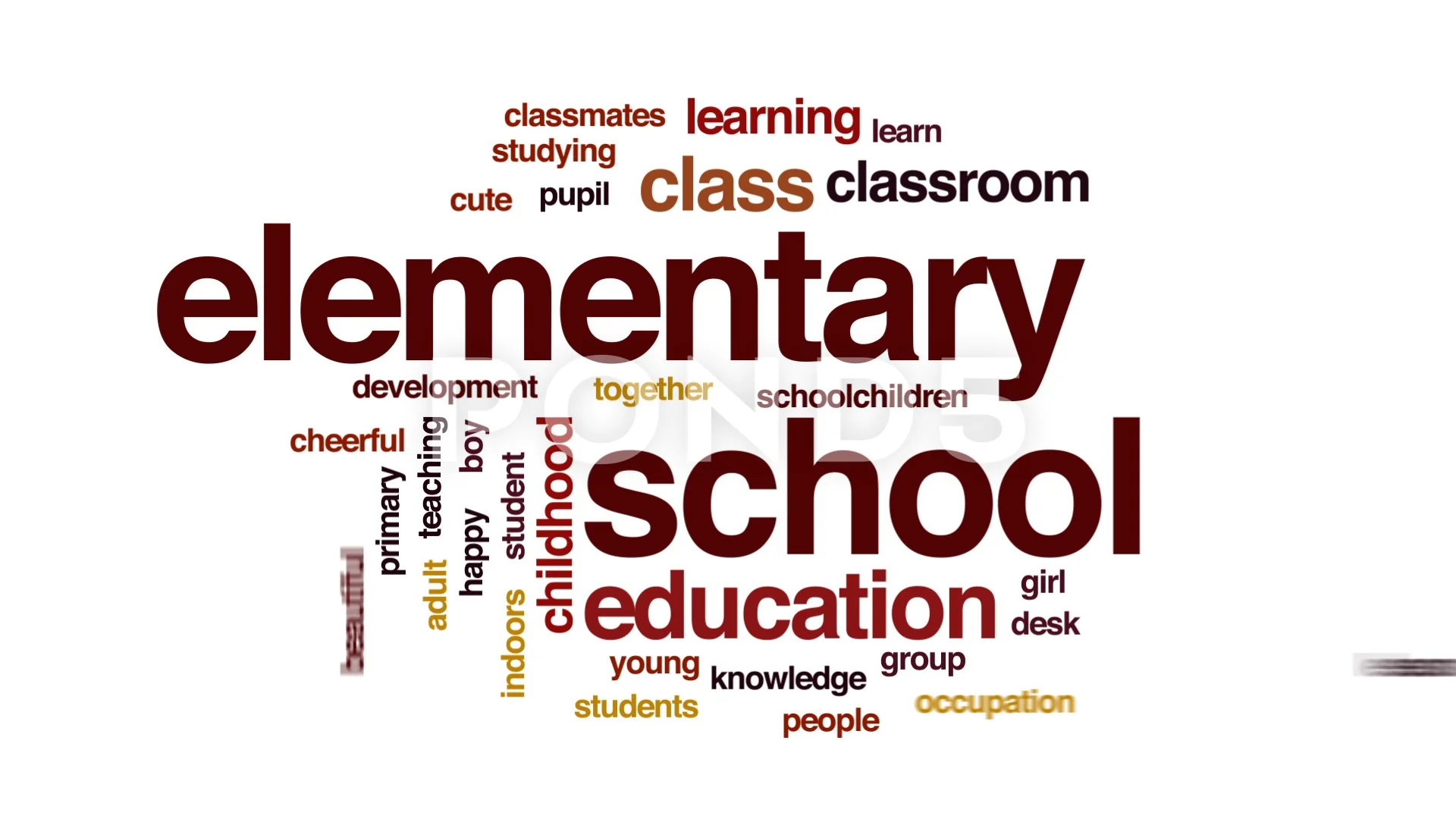 Elementary Students Animated