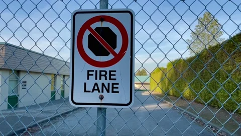 Elementary school gate with no blocking ... | Stock Video | Pond5