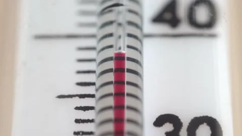 Elevated human body temperature on a the... | Stock Video | Pond5