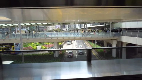 Elevated Walkway Stock Footage ~ Royalty Free Stock Videos | Pond5