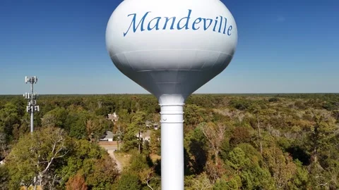 Elevated water tower view in stunning 4K... | Stock Video | Pond5