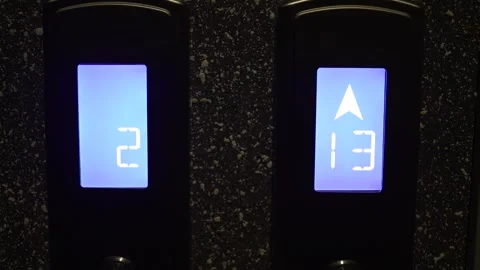 Elevator Numbers Going Up Stock Video Footage | Royalty Free Elevator ...