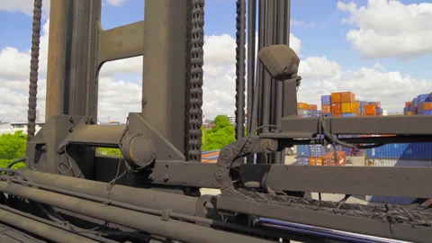 Freight Elevator Lifting Device Stock Footage ~ Royalty Free Stock ...