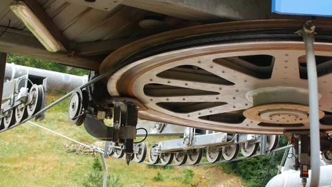 Chair The Wheel Elevator Stock Video Footage | Royalty Free Chair The ...