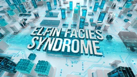 Elfin Facies Syndrome with medical digit... | Stock Video | Pond5