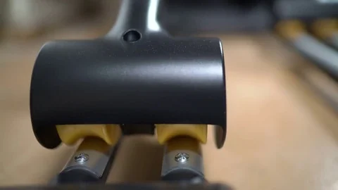 Elliptical trainer incline rail with sli... | Stock Video | Pond5