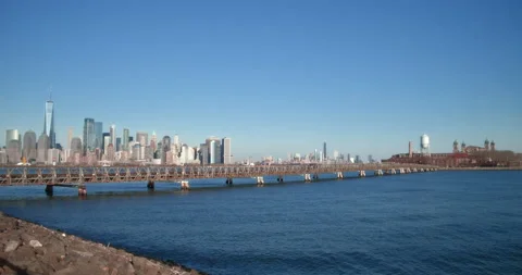 Nyc Line The Skyline Freedom Tower Stock Video Footage | Royalty Free ...