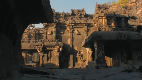 Ellora Caves Stock Footage ~ Royalty Free Stock Videos | Pond5