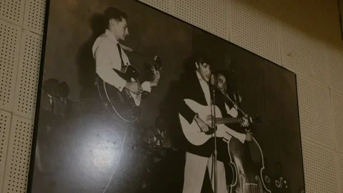 Elvis Presley Photo at Sun Studio - Memp... | Stock Video | Pond5