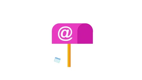 Email animated icon. 2D Animation with A... | Stock Video | Pond5