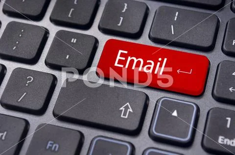 Photograph: Email concepts, messages on keyboard messages on keyboard ...