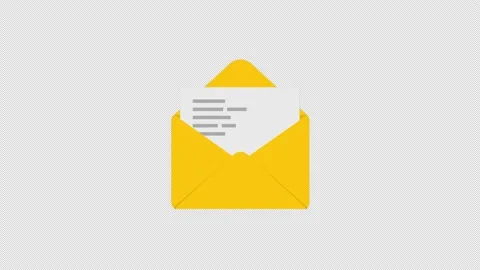 Email icon Animation. email envelope loo... | Stock Video | Pond5