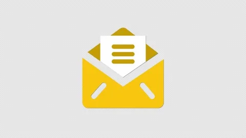 Email icon Animation. email envelope loo... | Stock Video | Pond5