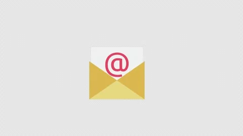 email icon animation loop motion graphic... | Stock Video | Pond5
