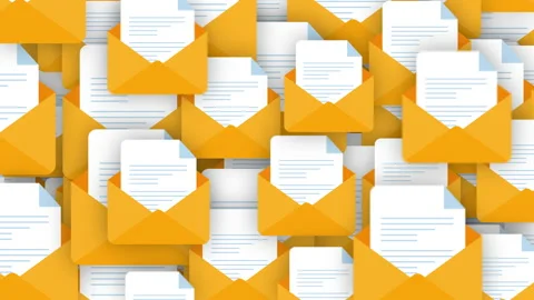 email Many sign - 2D Transition animatio... | Stock Video | Pond5