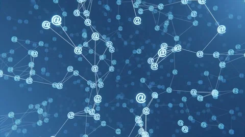 Email Email Symbol Abstract Background Stock Video Footage | Royalty ...