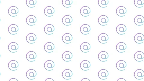 Email White Animated Loop Background 4K | Stock Video | Pond5