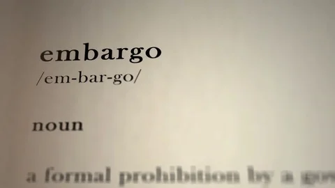 Embargo Stock Video Footage | Royalty Free Embargo Videos | Pond5