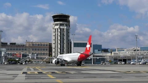 Embraer E195 E2 medium-range jet airline... | Stock Video | Pond5