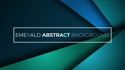 Emerald Abstract Backgrounds ~ After Effects #253392084