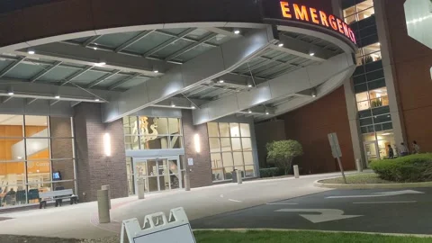 Emergency Hospital Night Stock Footage ~ Royalty Free Stock Videos | Pond5