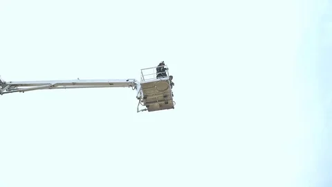 Firemans Lift Stock Footage ~ Royalty Free Stock Videos | Pond5